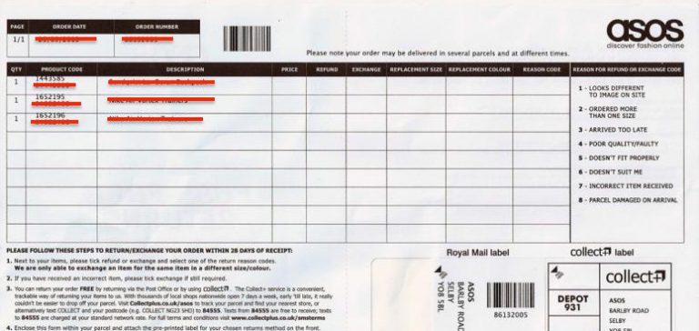 ASOS(エイソス)英語不要の返品方法！不良品や違う商品が届いたら？